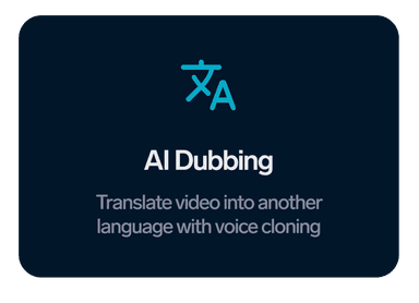 AI Dubbing in 33 Languages with Voice Cloning | Dubsmart